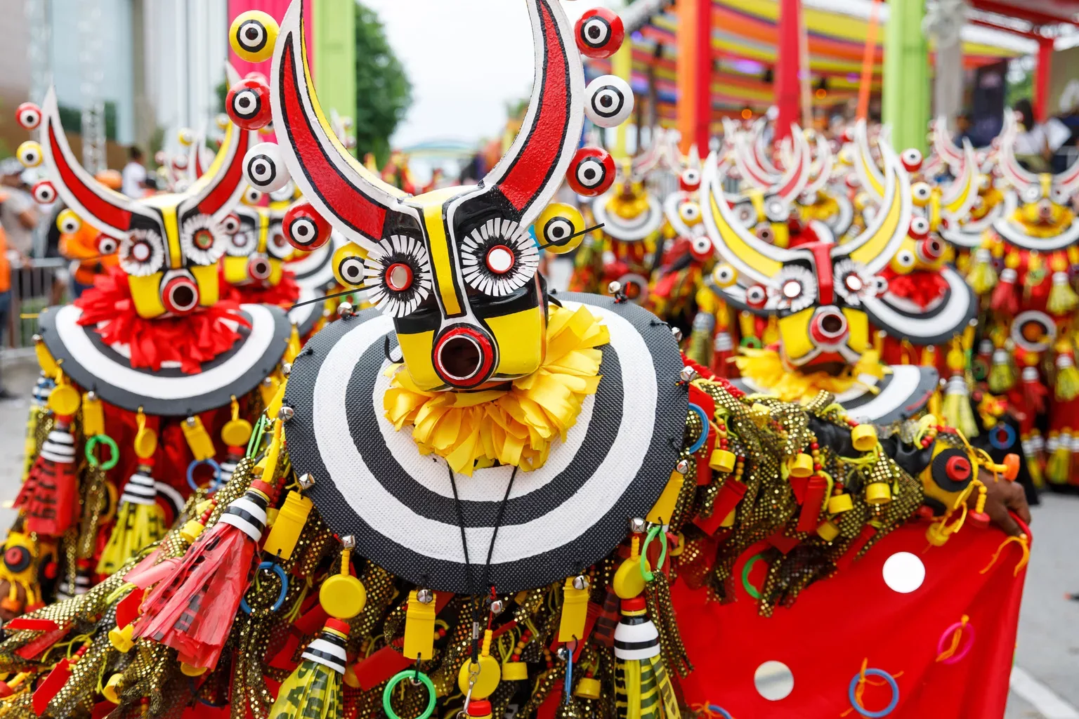 Dominican Happy New Year 2024 Banner With Dominican Republic Flag